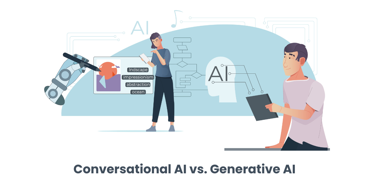 Conversational AI vs. Generative AI : Best Guide.